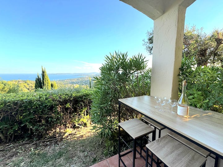 Studio 4pers - Clim - Piscine - Vue Mer - Roquebrune-sur-Argens