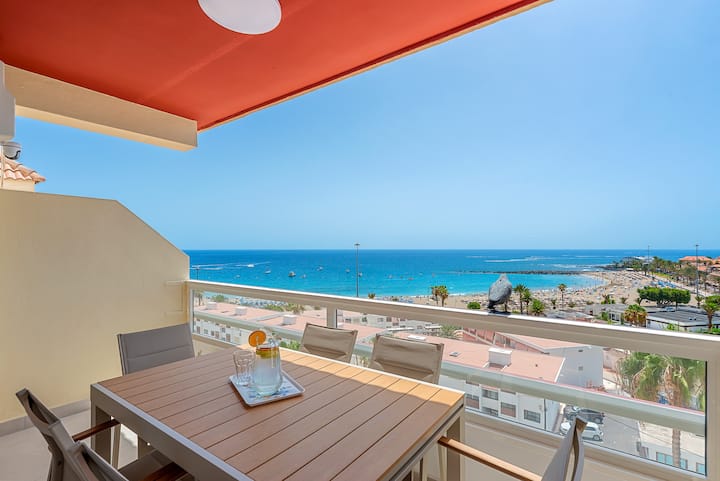 Formidable Sea View Apartment 5 Min To Golden Mile - Los Cristianos
