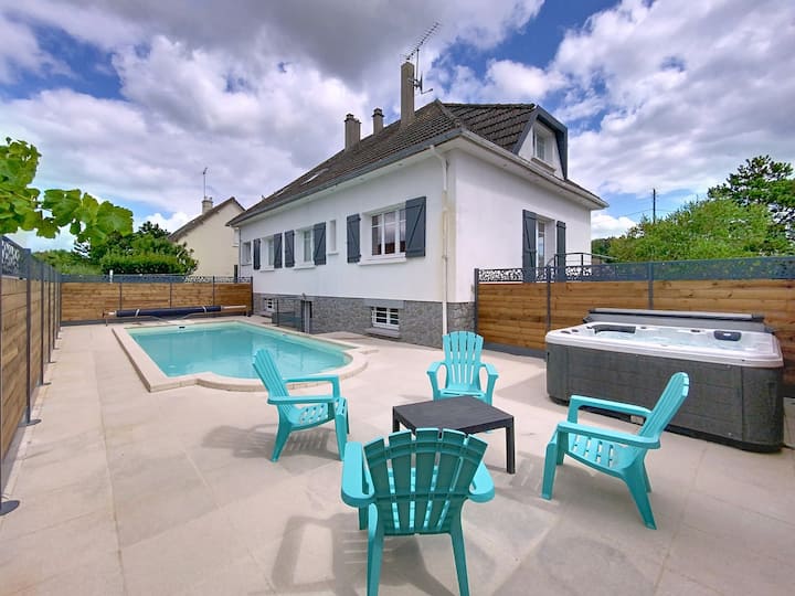 L'atelier Pirate 300m Plage/jacuzzi/babyfoot - Plage Hauteville-sur-Mer