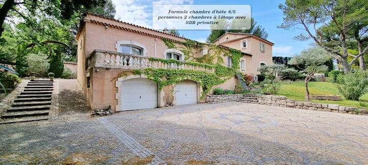 Chambres 4/5 P Petit Déj 12€ - Monteux