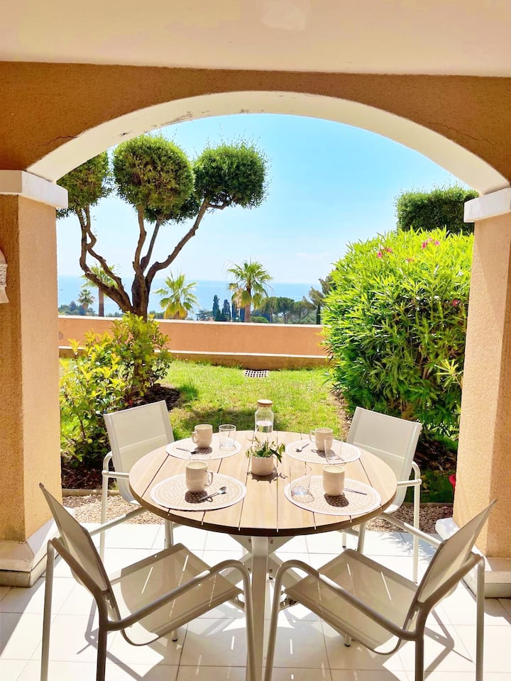 T2 Rdj Climatisé Cap Estérel, Pleine Vue Mer, Wifi - Saint-Raphaël