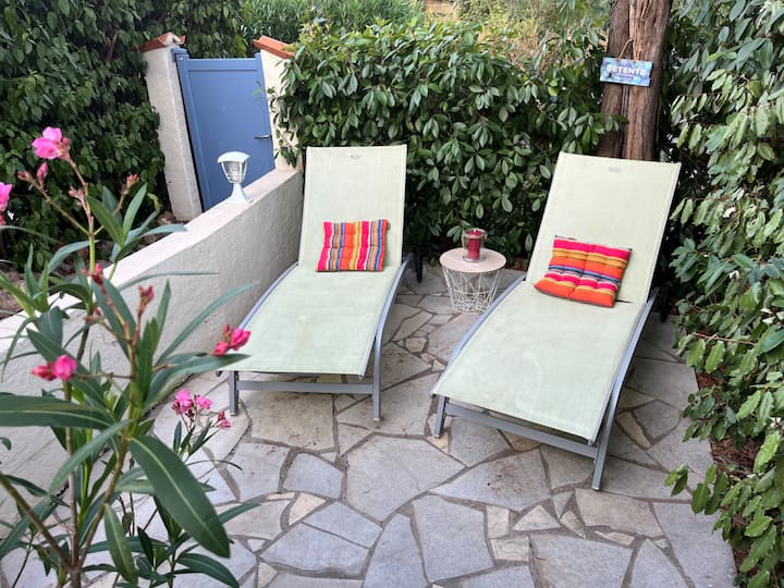 Douceur D'azur Maison +Jardinet+piscine 1 à 4 Pers - La Motte