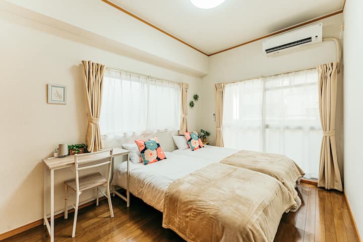 5beds/max7ppl/44㎡/10-min Walk To Matsuyama Castle - Matsuyama