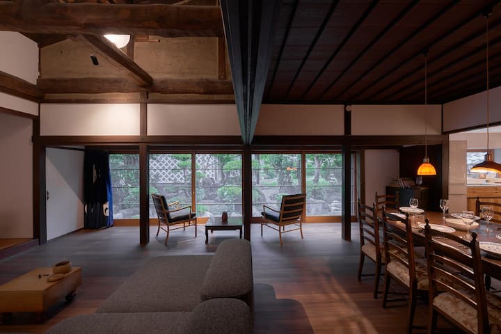 Restored Kominka With Irori & Japanese Gardens - Okaya