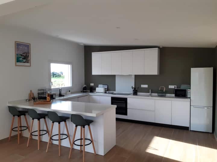 Maison Neuve Au Calme, Proche Mer, Idéale Famille - Kerlouan