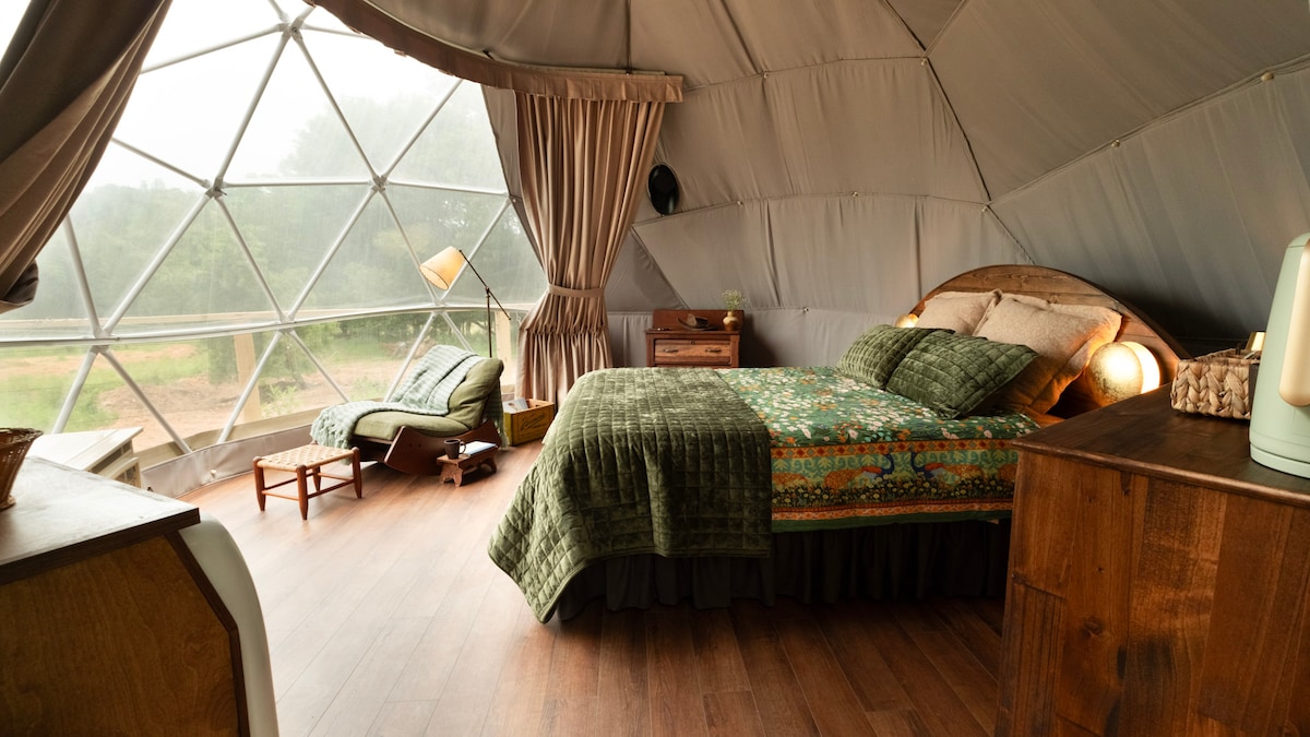 Moss GeoDome @ Bask Retreat Center - Dome houses for Rent in Centerville, Tennessee, United ...