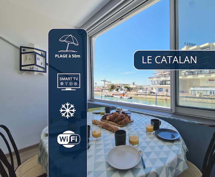 Duplex 60m2 *Village *Vue Canal *Clim *Plage - Palavas-les-Flots