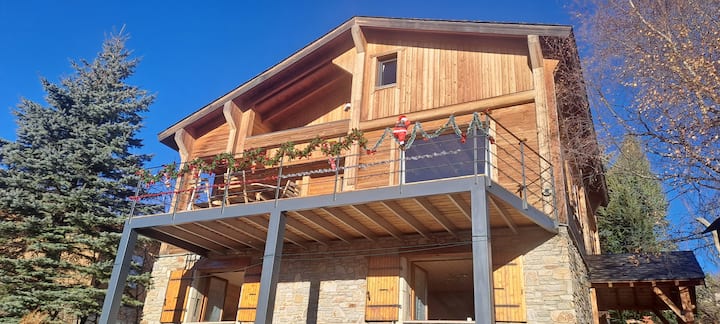 Chalet Bois Avec Terrasse Panoramique à Font Romeu - Font-Romeu-Odeillo-Via