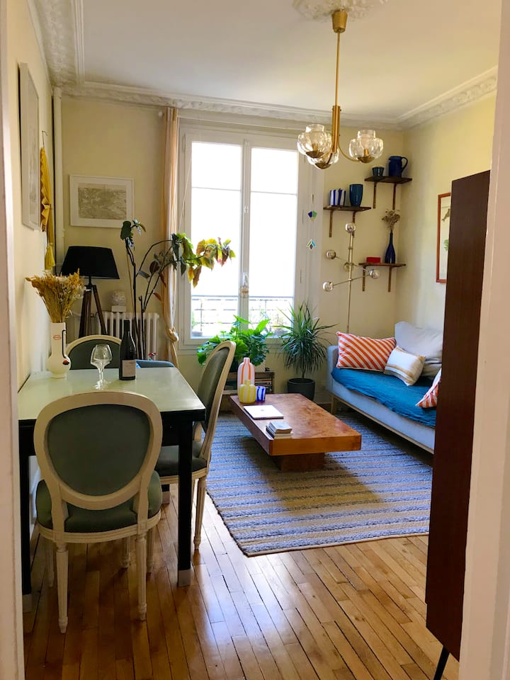 Appartement Art Déco, 55m², 2 Lits, 3 Pièces - Nogent-sur-Marne