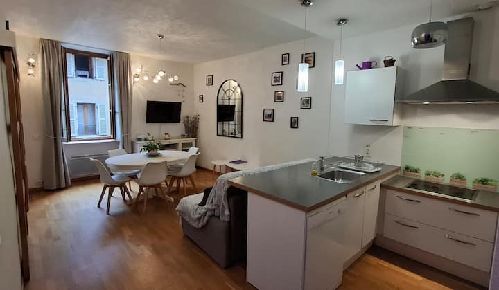 Appart Cosy Centre Ville Annecy - Annecy-le-Vieux