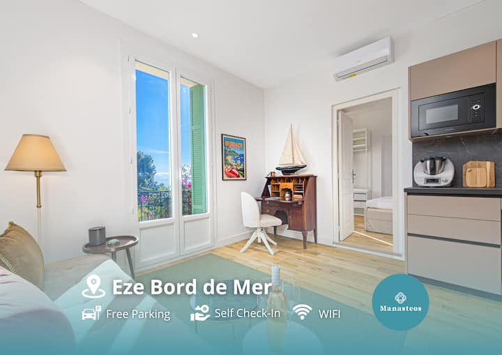 Bord De Mer - Beau 2 Pièces Rénové - Parking - Ex - Èze