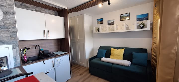 Studio Cosy Les Brelins Aux Ménuires, 2 Personnes - 法國