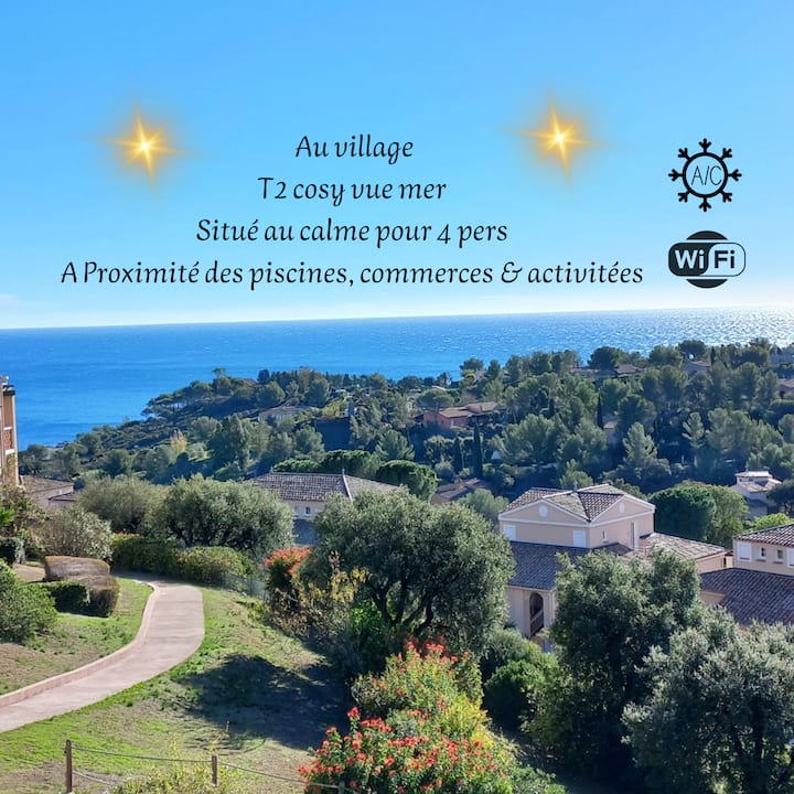 "ÉClat Marin"-cap Estérel-t2-clim-wifi-vue Mer - Saint-Raphaël