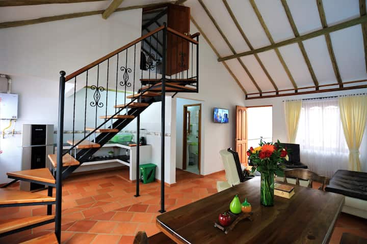 Apartamento Colonial A Cuatro Cuadras De La Plaza - Villa de Leyva