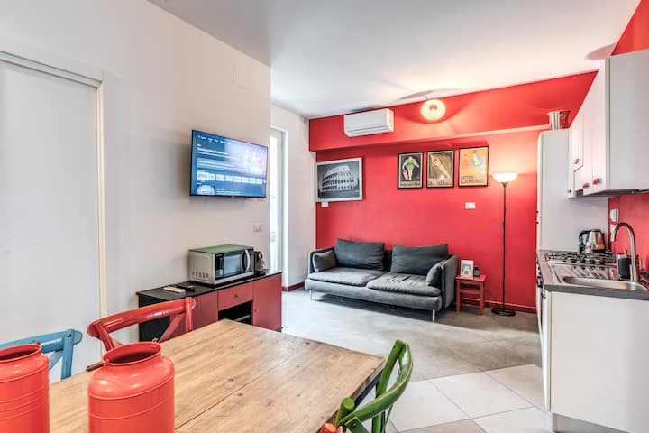 Cozy Apartment Fabia 300 Mt From Colosseum - Rome