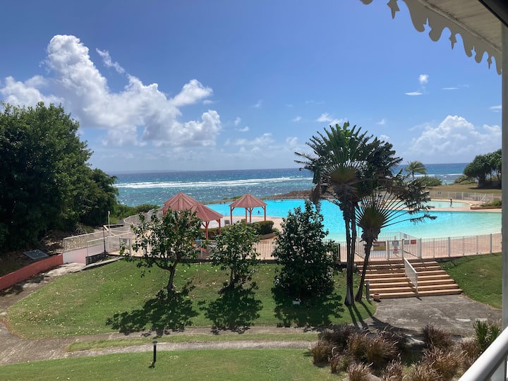 Vue Exceptionnelle Mer Piscine - Guadeloupe