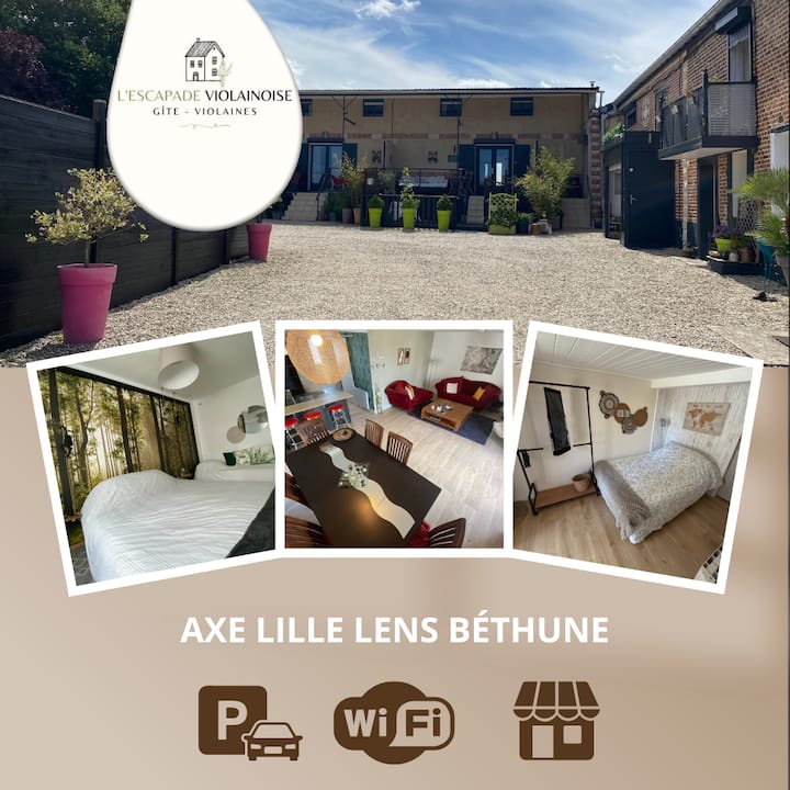 2 Logements Côte à Côte | 20mn De Lille, Lens - Béthune