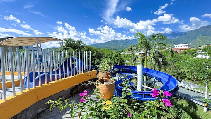 Exclusiva Cabaña/piscinas/parking/sauna/canchas/aa - Sopetrán