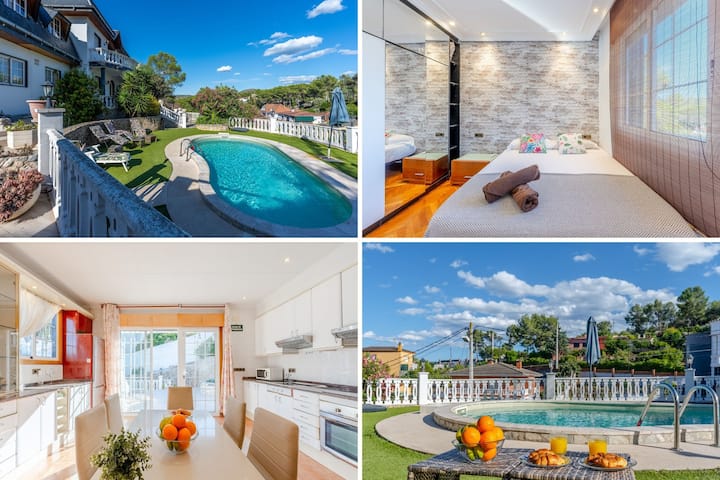 Villa Con Piscina, Bbq A Solo 40 Min De Barcelona - Garraf