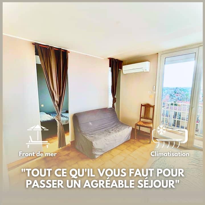 L’authentique Canet — Vue Montagne & Plage à Pied - Canet-en-Roussillon