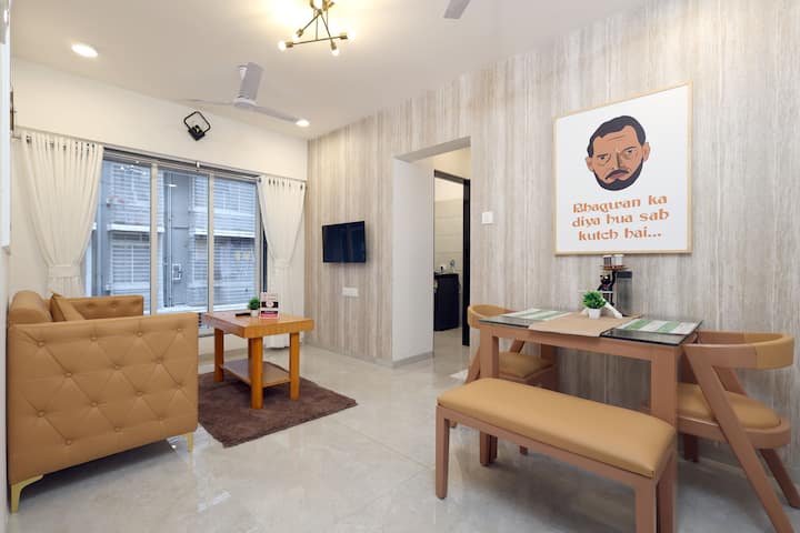 Homey 1bhk Andheri | Kitchen | Safe For Families - Mumbai