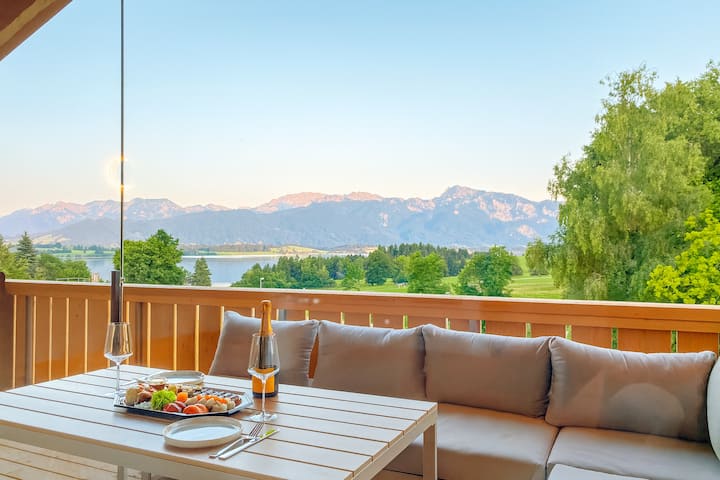 Berg I Sauna I Balkon I See-bergblick I Biohof - Schwangau