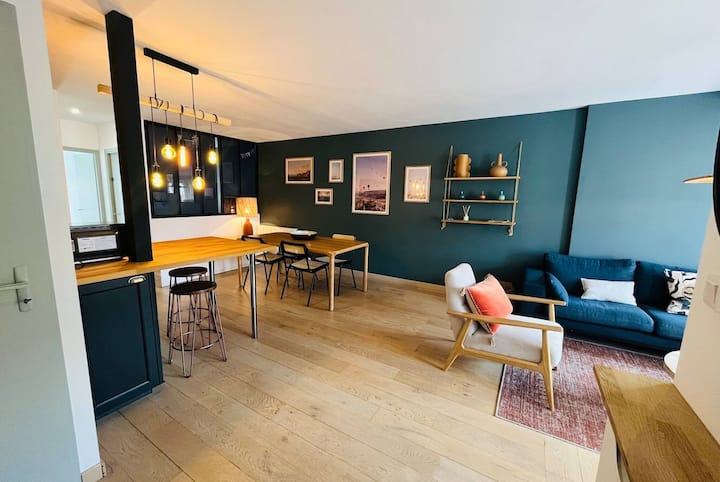 Le Toit Des Merciers - 2 Chambres Hypercentre Wifi - La Rochelle