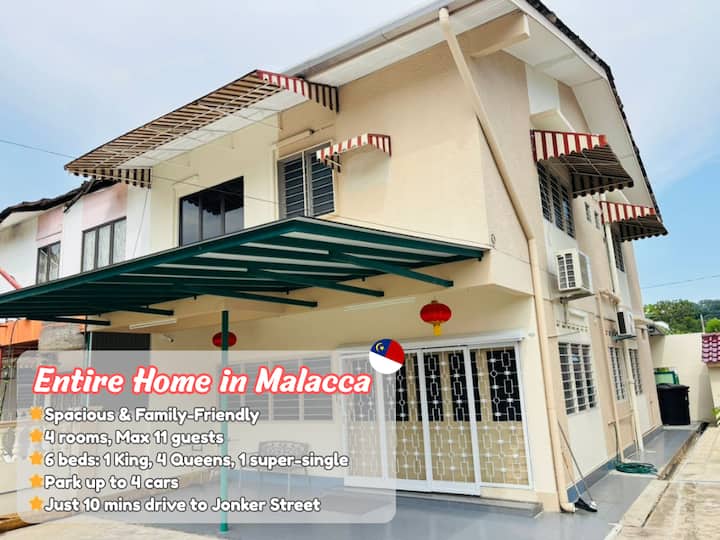 Newly Refurbished Spacious Home | Comfy Hill 2 - Malacca