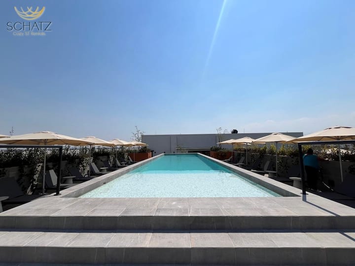 Máximo Glamour Y Rooftop Pool P/5 En La Roma Norte - México
