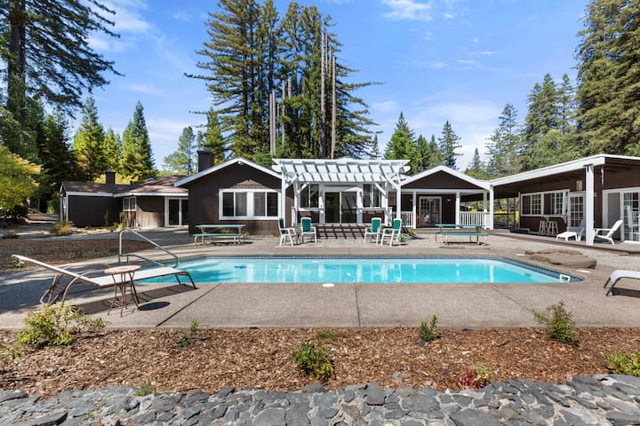 4+br/3ba Redwood Retreat W/pool - Sebastopol, CA