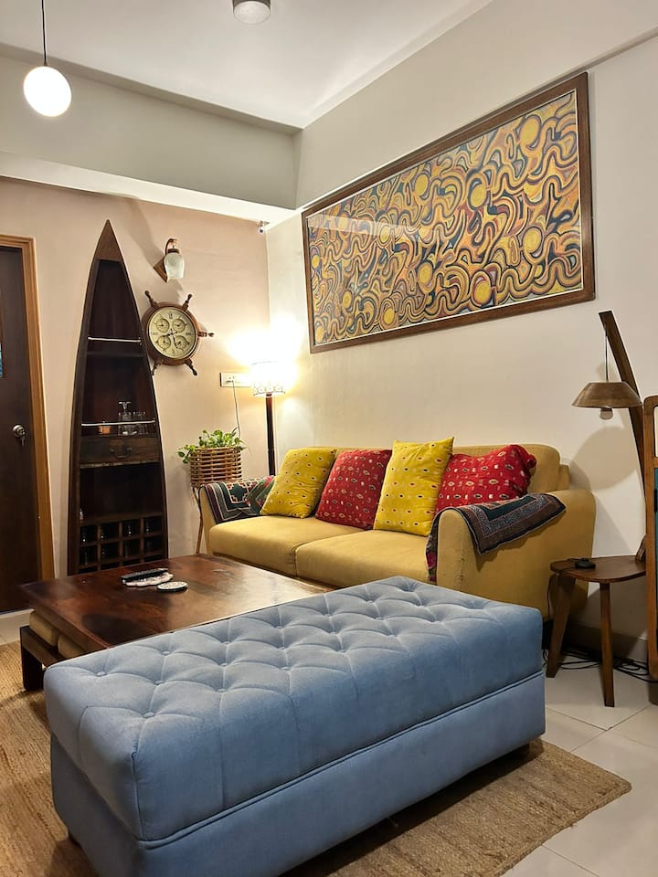 Fully Furnished Artsy And Modern Apartment - Howrah