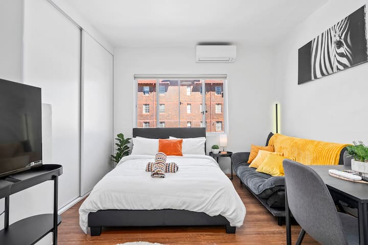 1br Studio With A/c Near Central, Crown St & Parks - Surry Hills