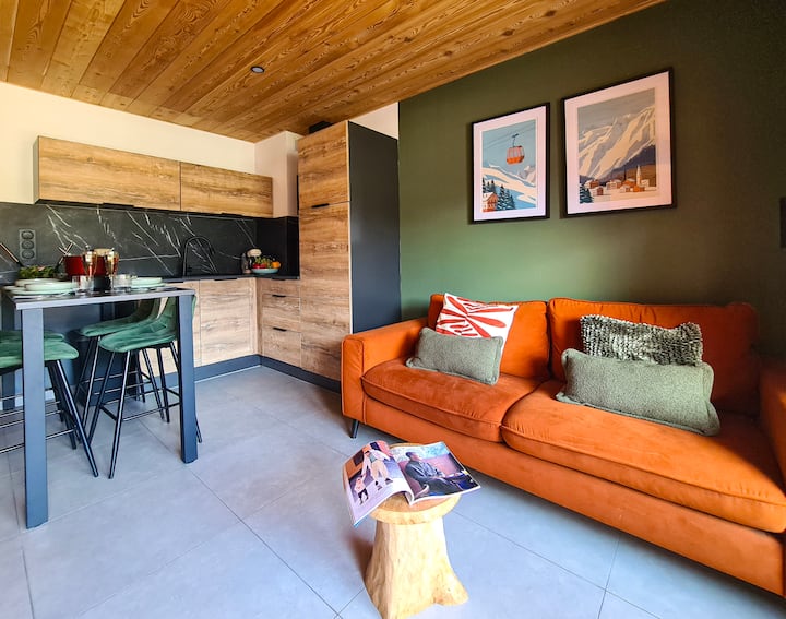 Le Panoramique-vue Montagnes-balcon-parking-wifi - Briançon