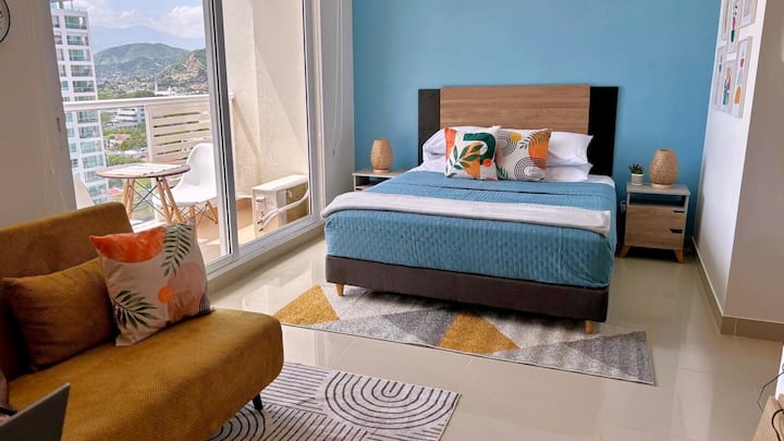 Nuevo Estudio A Pasos De La Marina & El Malecon - Santa Marta, Colombia