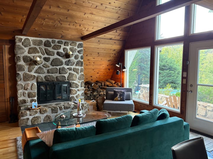 Chalet Lac - Ski - Foyer ! - Saint-Sauveur