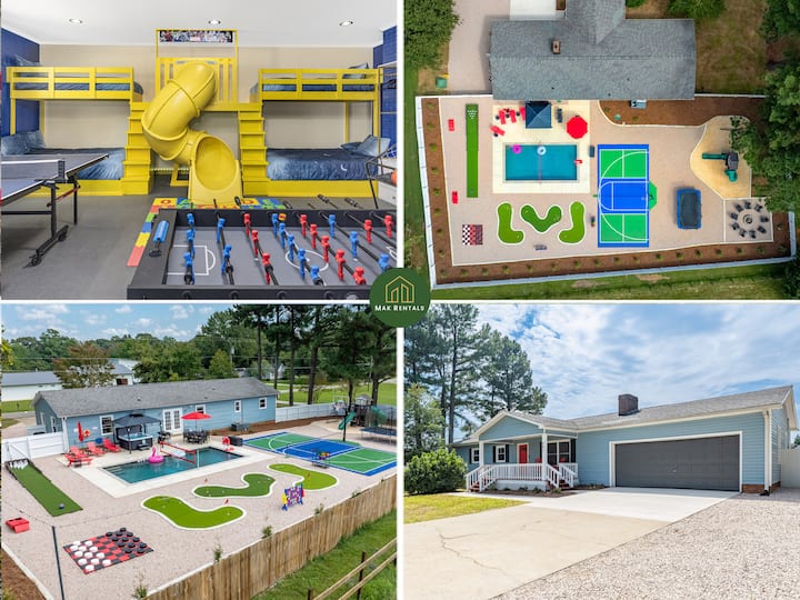 Heated Pool | Hottub | Epic Kids Room | Pickleball - Mooresville, NC