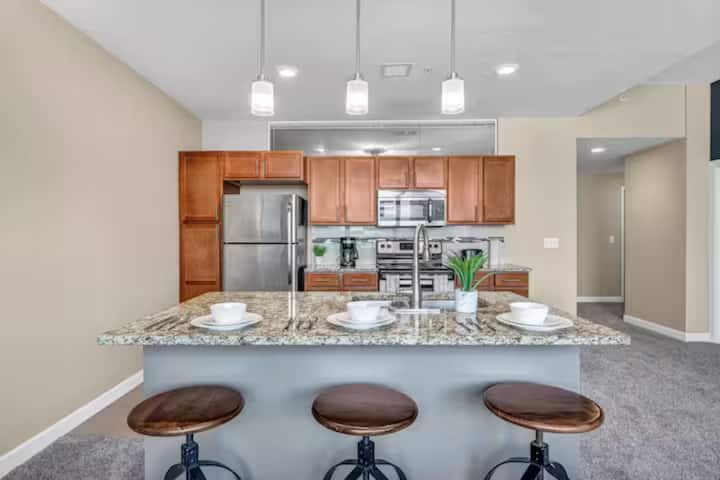 Cityview Escape • Stylish 1br + Gym & Free Parking - Cleveland, OH