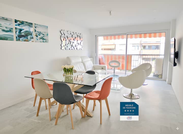À 2 Min De La Mer, 3 Ch, Clim, Arrivée 24/7 - Cagnes-sur-Mer