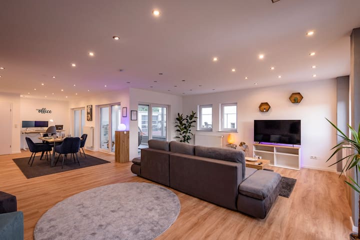 Premium-apartment Mit Wintergarten + Office-setup - Saarlouis