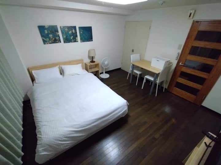 Hs308/最大3名/地下鉄「西11丁目駅」徒歩15分/
コンパクトなお部屋 - Sapporo
