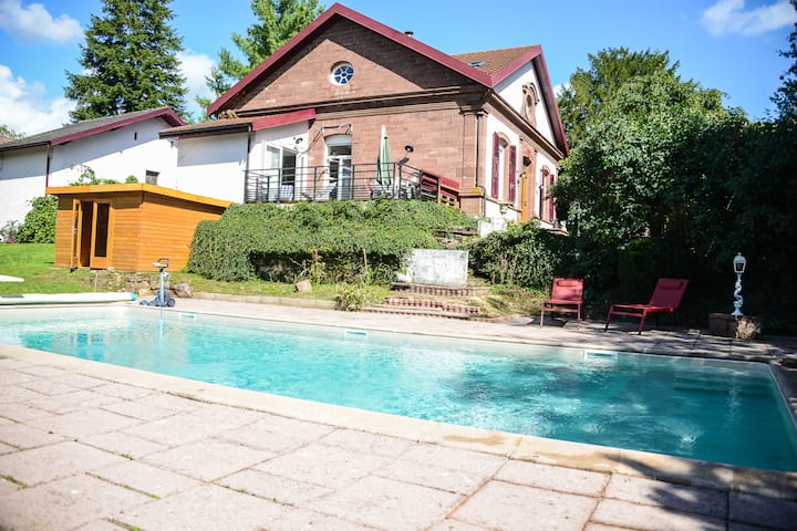 Le Manoir 6+2 Pers. – Piscine & Grand Jardin - ベルフォール