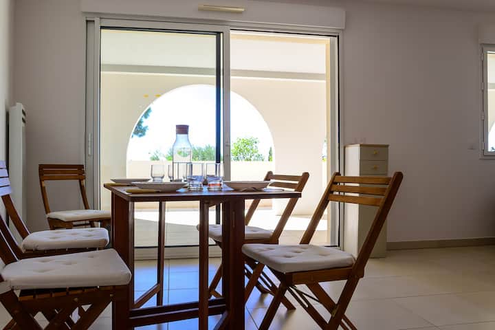 Beau 2 Pièces Vue Mer Grande Terrasse - La Londe-les-Maures