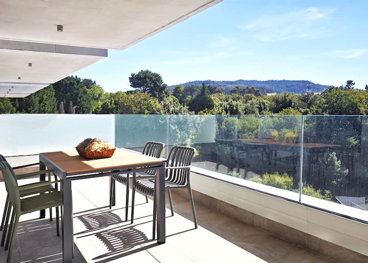 Apartamento Con 
 Piscina Junto A Playa Silgar - Sanxenxo