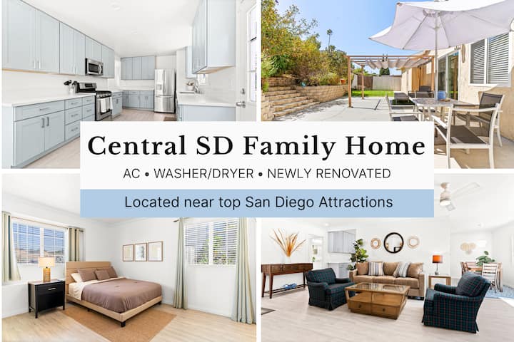 Central San Diego Family Home -20 Mins To The Zoo - Spring Valley, CA