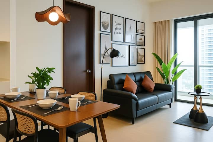 Beachfront 2br 6pax Family Retreat Balcony - Choa Chu Kang
