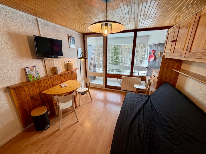 Studio 4 Couchages, Skis Au Pieds. - Lac du Crachet