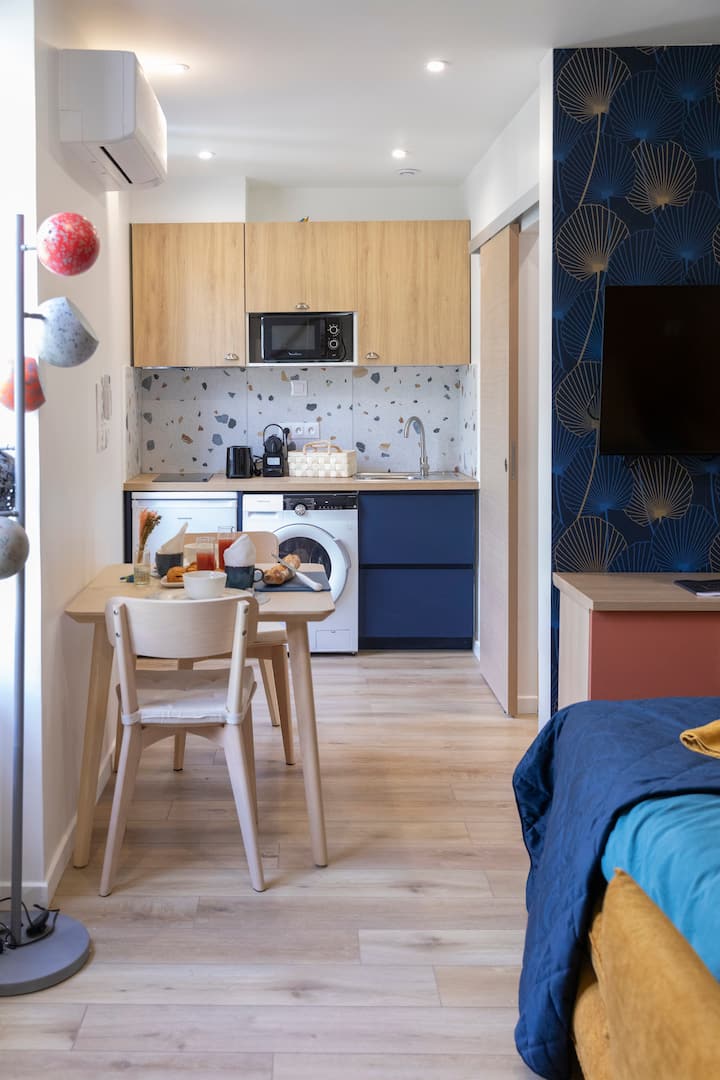 Mésange Bleue_ Escapade Moderne éQuipée & Confort - Creil