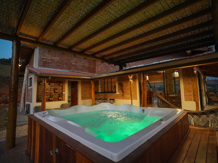 Chalé Mirante Do Rio Com Jacuzzi Aquecida - Socorro