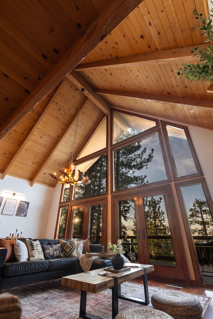 Starry Skye Chalet A-frame/hot Tub/gym/sauna/views - Big Bear, CA
