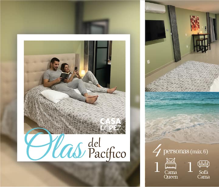 Olas Del Pacífico - Apartment - Pool Rooftop - Mexico